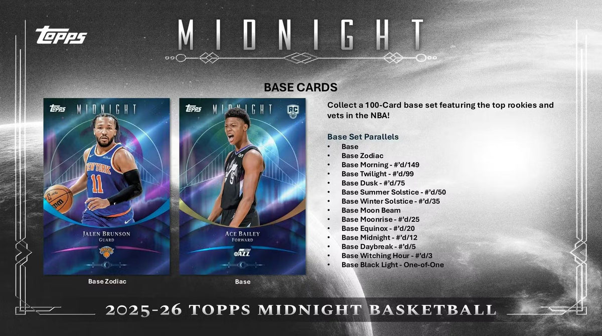 2025-26 Topps Midnight Basketball Hobby Box – JB's Sports Cards